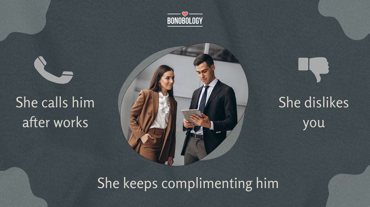 Kaj storiti, ko ženska v službi spogleduje z vašim možem