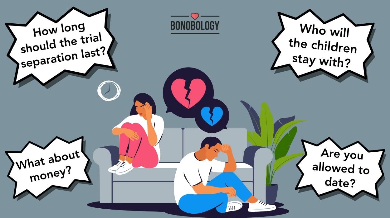 Trial Separation Checklist - The Do's And The Don'ts EXPLAINED