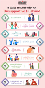 9 Ways To Deal With An Unsupportive Husband