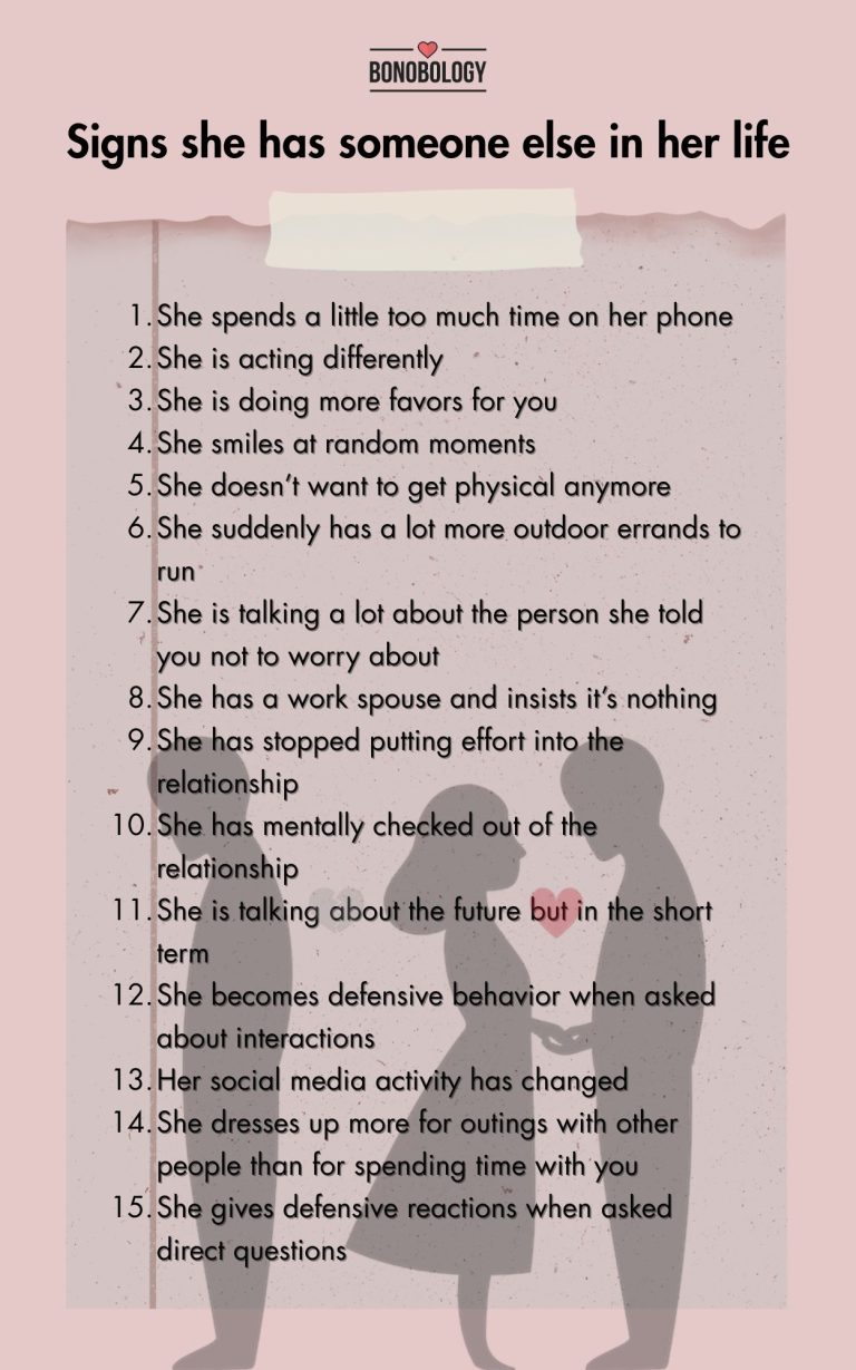 15 Signs She Has Someone Else In Her Life