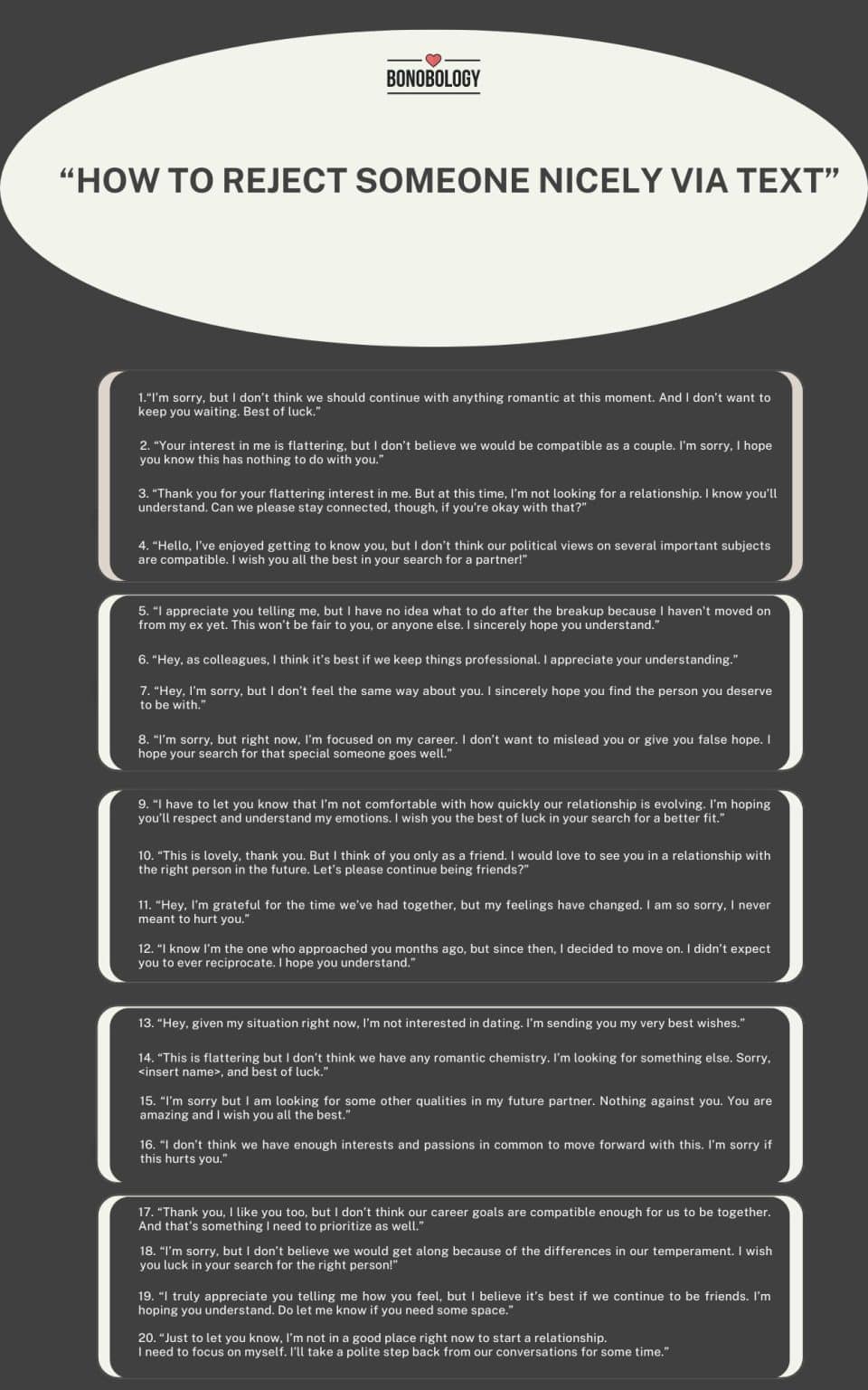 17 Tips On How To Reject Someone Nicely—With Examples