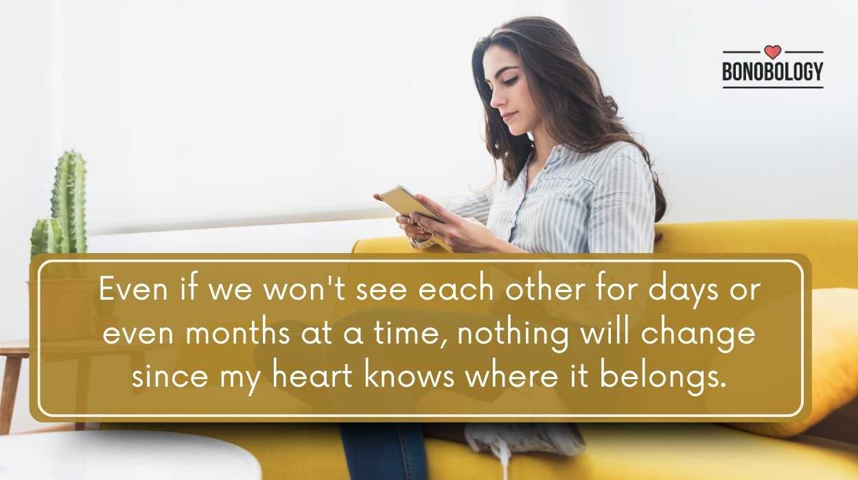 75 Love And Trust Messages For Distance Relationship For Him