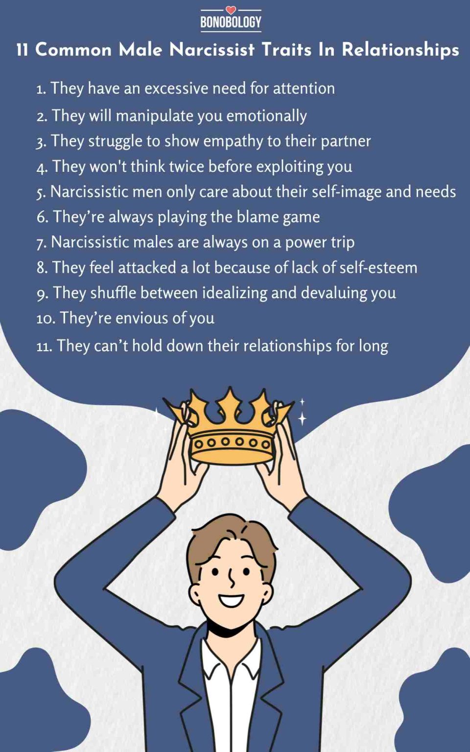 11 Prominent Male Narcissist Traits to Watch For