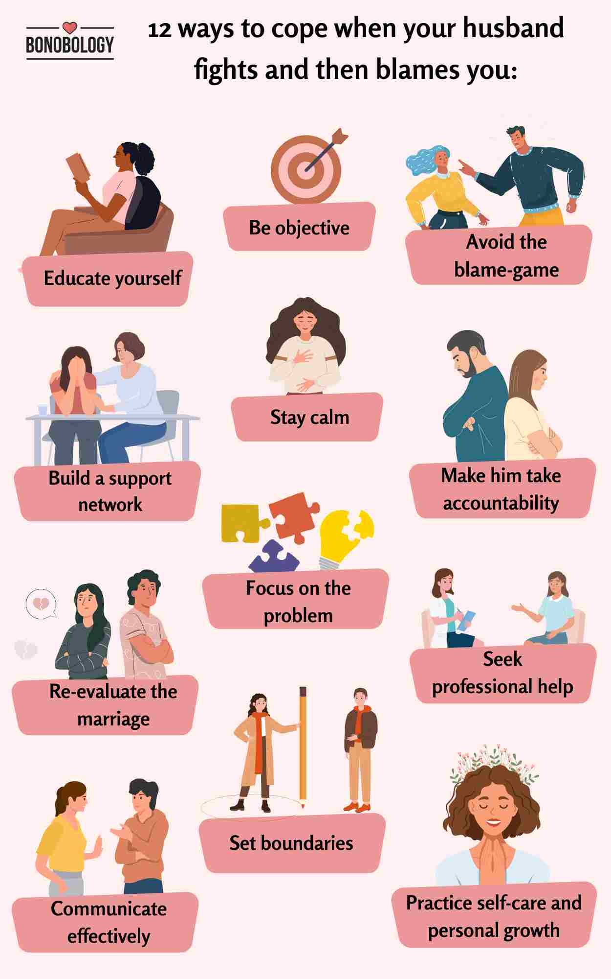 'My Husband Starts Fights And Then Blames Me': Ways To Cope