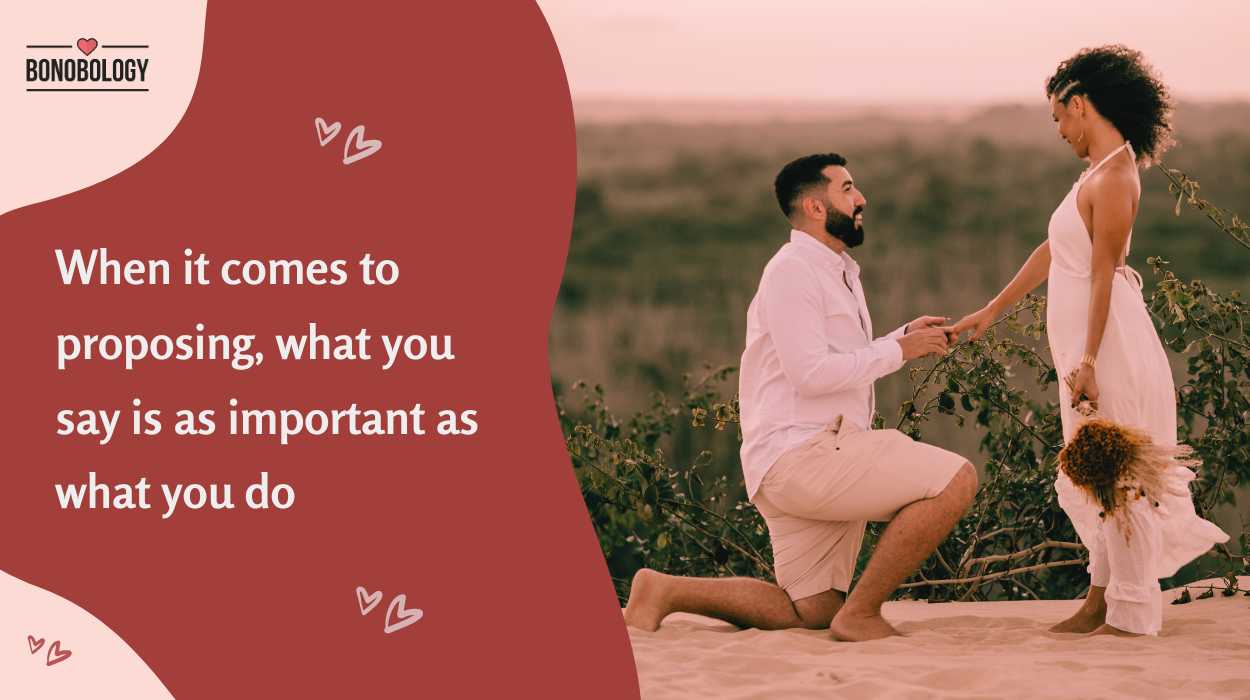 What To Say When Proposing: Tips And Ideas - Deptam.com
