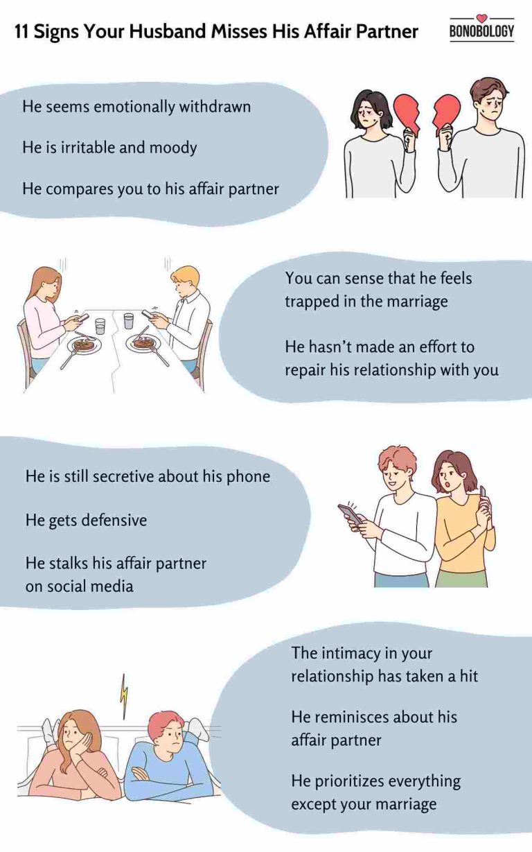 11 Heartbreaking Signs Your Husband Misses His Affair Partner