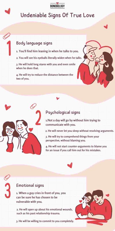 20 Signs of True Love From A Man
