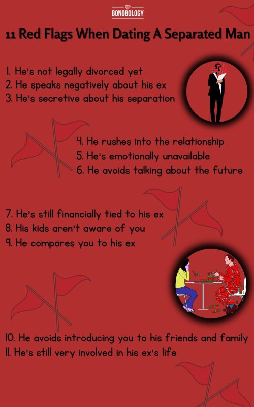 11 Red Flags When Dating A Separated Man | Don't Ignore These