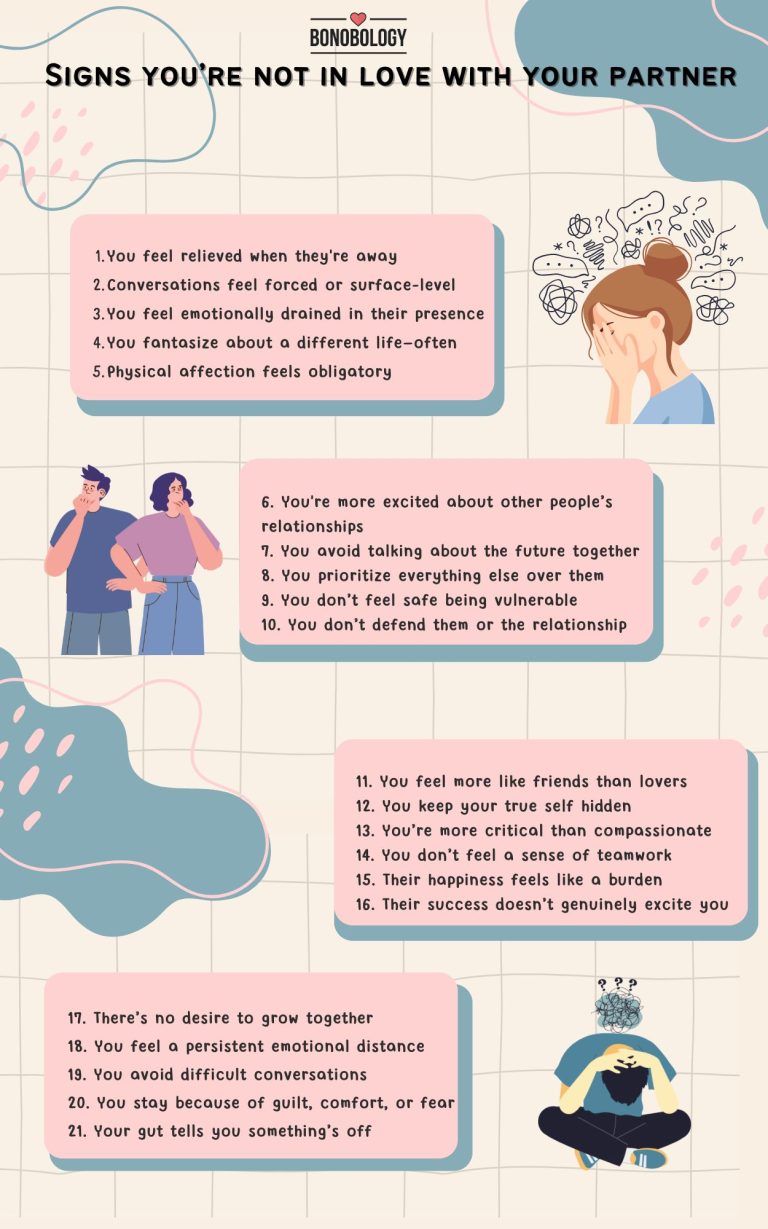 21 Subtle Signs You're Not Really In Love With Your Partner